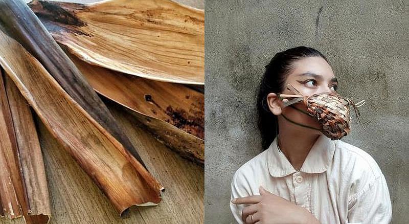 Fashion Design Student Makes Masks Made Of Betel Nut Leaf Inspired From ...