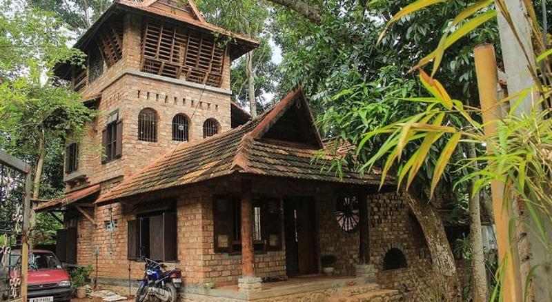 Kerala based architect builds a green home made of 90% recycled bamboo ...
