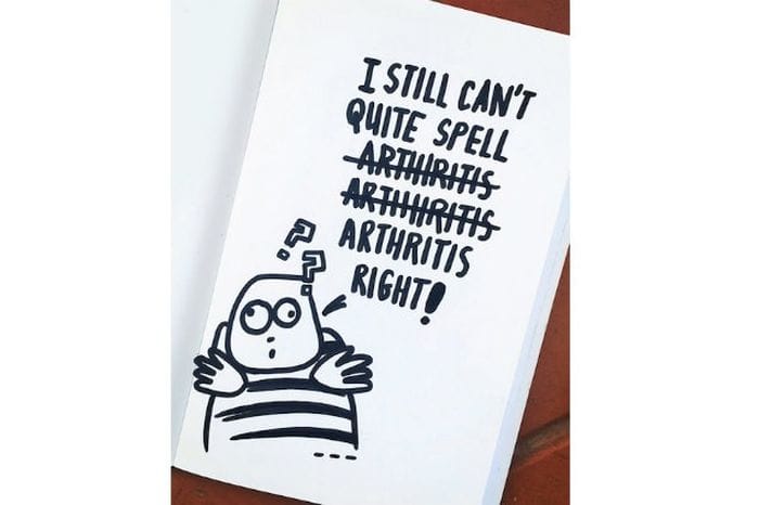 By Creating Lovely Doodles Based On Her Rheumatoid Arthritis, This ...