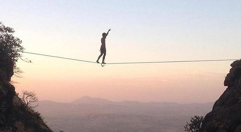 Treading The Fine Line With Slacklining Pioneer, Samar Farooqui