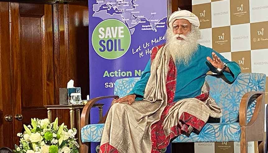 Sadhguru hits the roads for a 100-day Journey to Save Soil