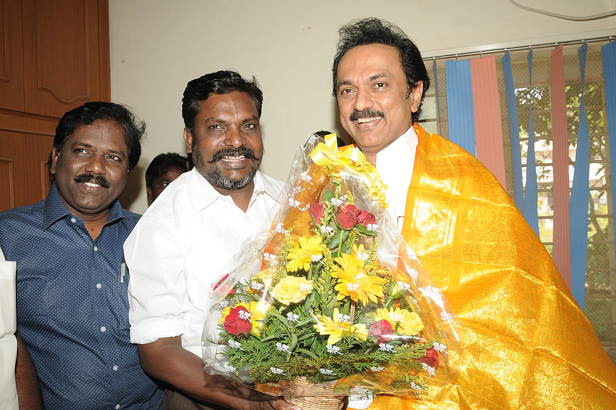 MK Stalin’s birthday wishes to Thol.Thirumavalavan