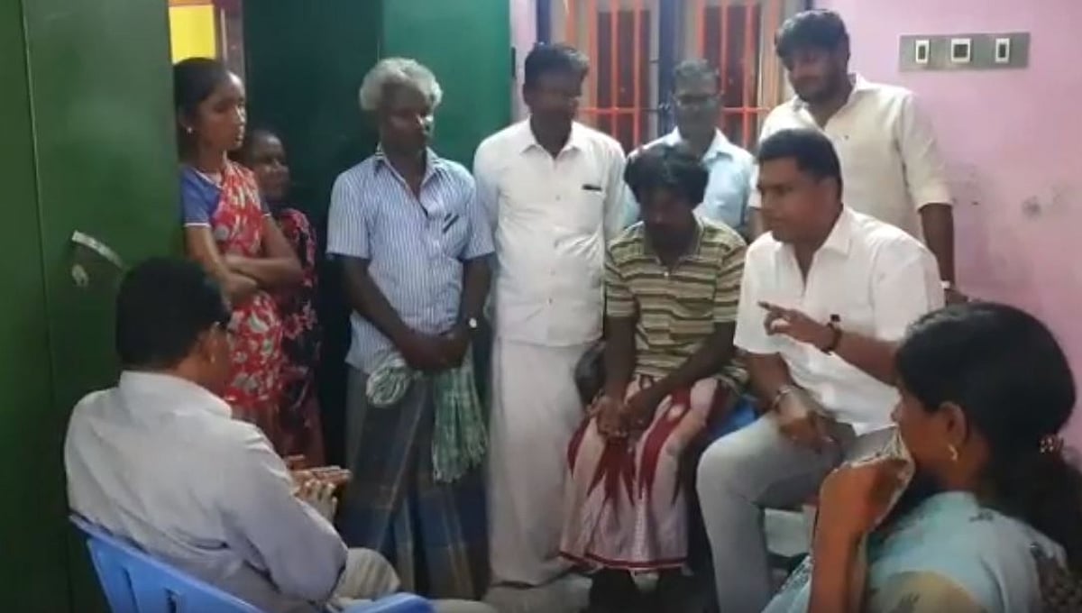 DMK MLA TRB Raja teaches equality to bank manager : Video goes viral