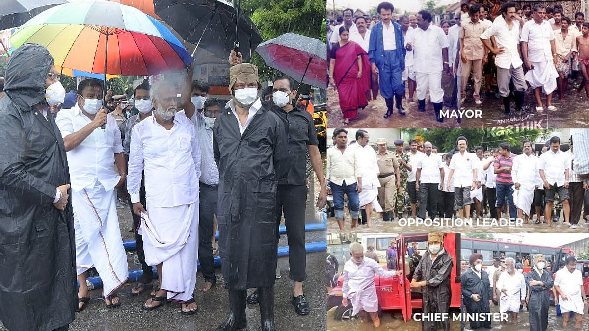 Chief Minister MK Stalin visits the rain flood