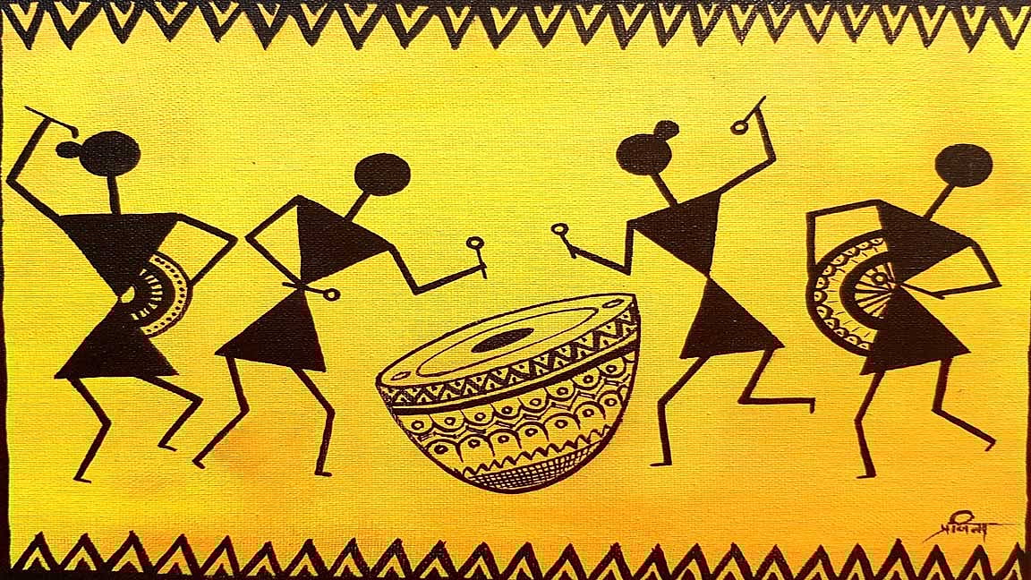 Unique Warli Paintings by Tribal Women!