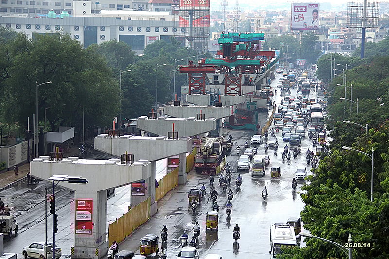 Indore Metro Line-3 work paces up with the installation of launchers ...