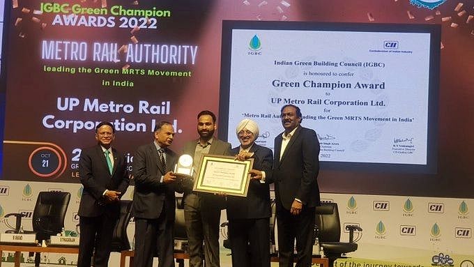 Uttar Pradesh Metro Rail Corporation bags Green Champion Award for ...