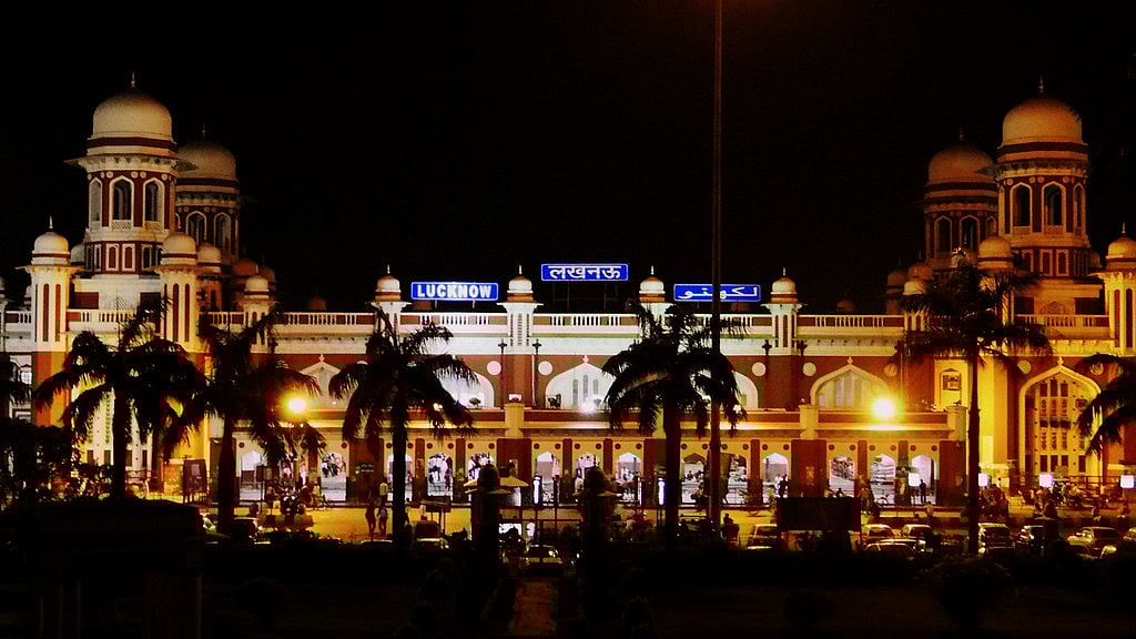 Lucknow's Charbagh Railway Station hosts stalls displaying intricate ...