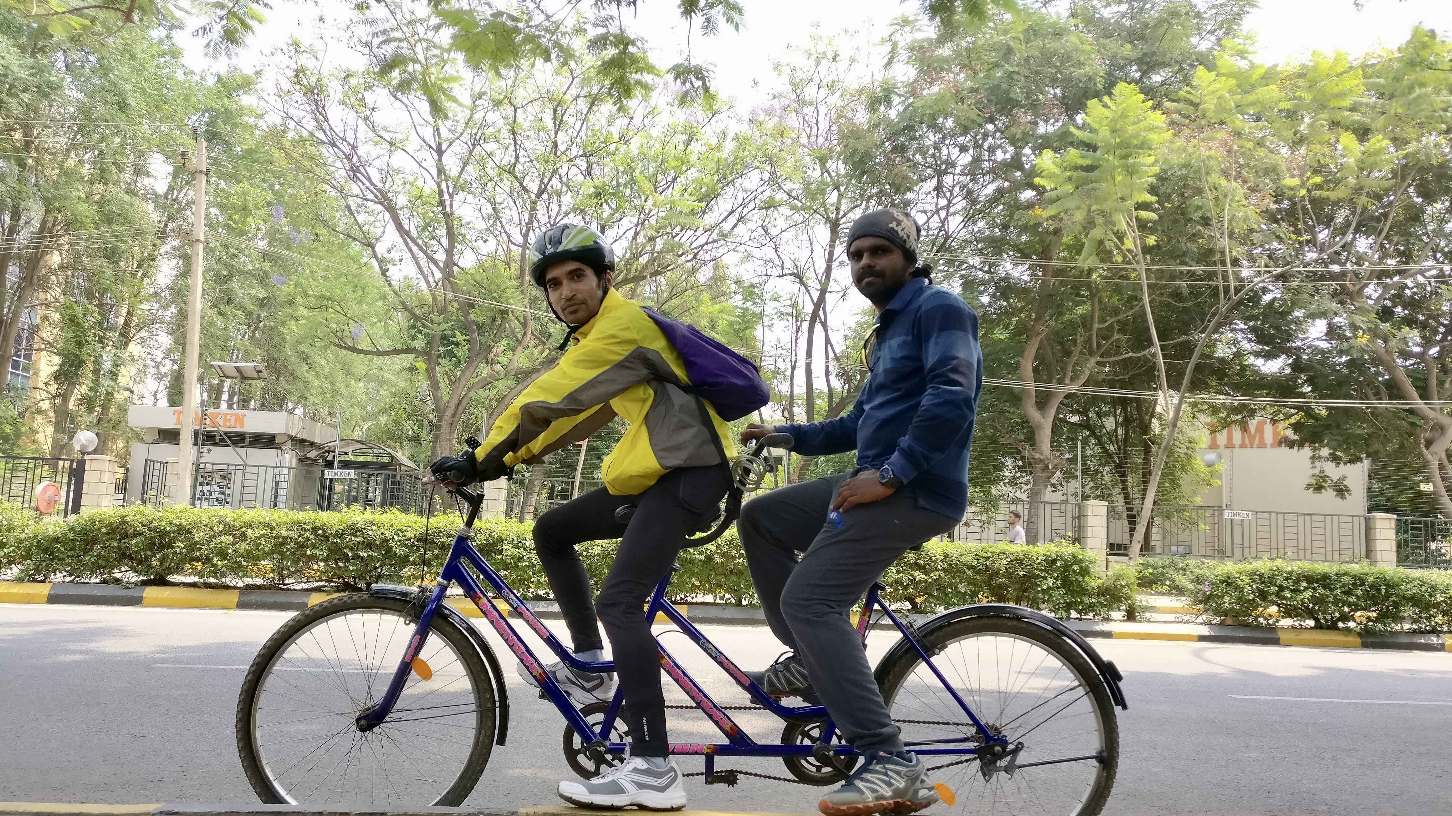 Cycle your way around the Indore Zoo with the newly installed tandem cycles