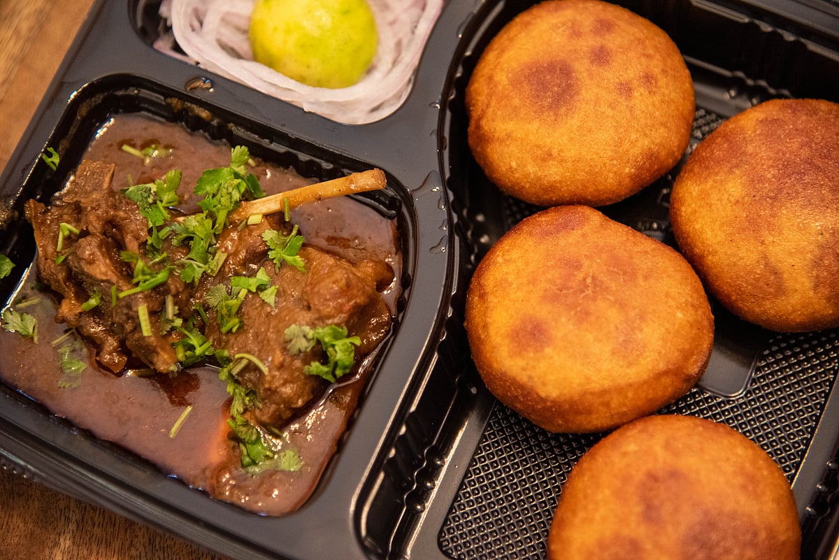 New in Lucknow, Litti Mutton from Ballia Hut by Roll Out will give you ...