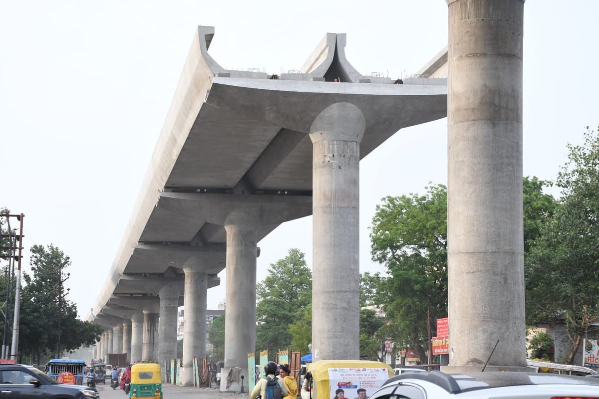 Kanpur Metro Updates | A glimpse into the Baradevi-Naubasta elevated ...
