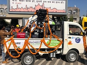 Lucknow gets a new waste collection fleet comprising a manual ...