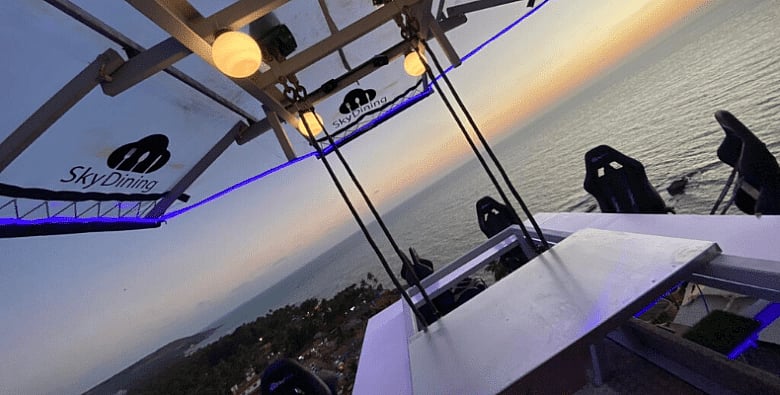 Sky Dining in Goa is literally taking our dine-out experience to newer ...