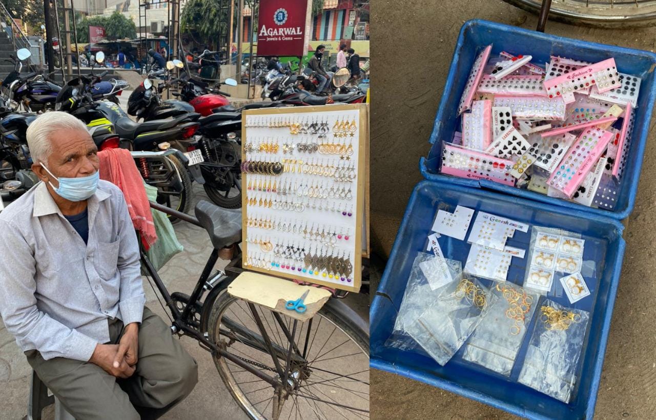 Fan of junk earrings? Meet the famous 'Jhumke wale Baba ' in Lucknow's ...