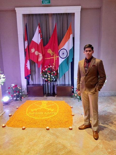 Lucknow boy brings honour; Captain Rahul Jha receives the Sena Medal ...