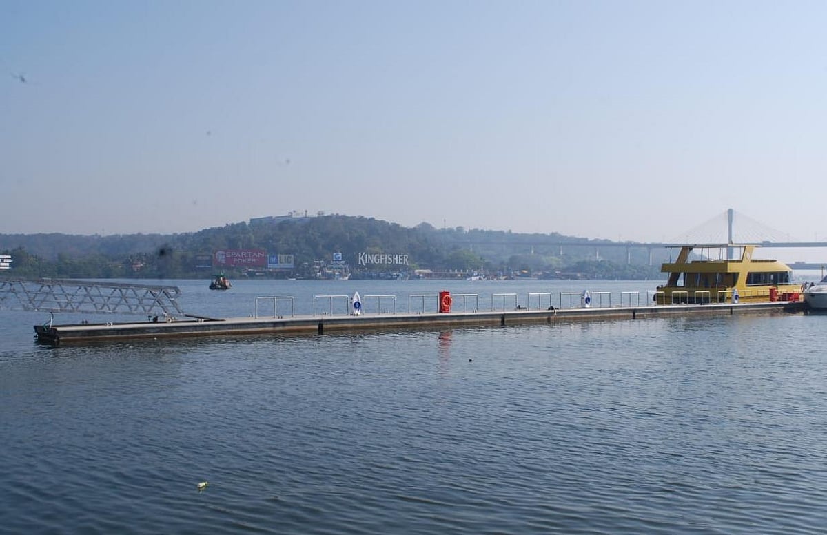 2nd floating jetty launched on Mandovi River to act as a link between ...