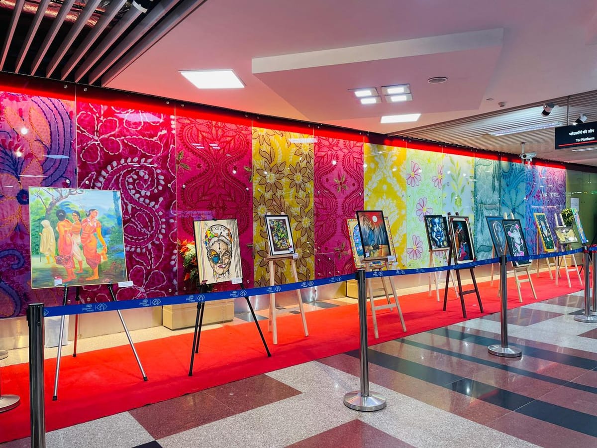 THIS art expo at Hazratganj Metro Station in Lucknow will let you dive ...