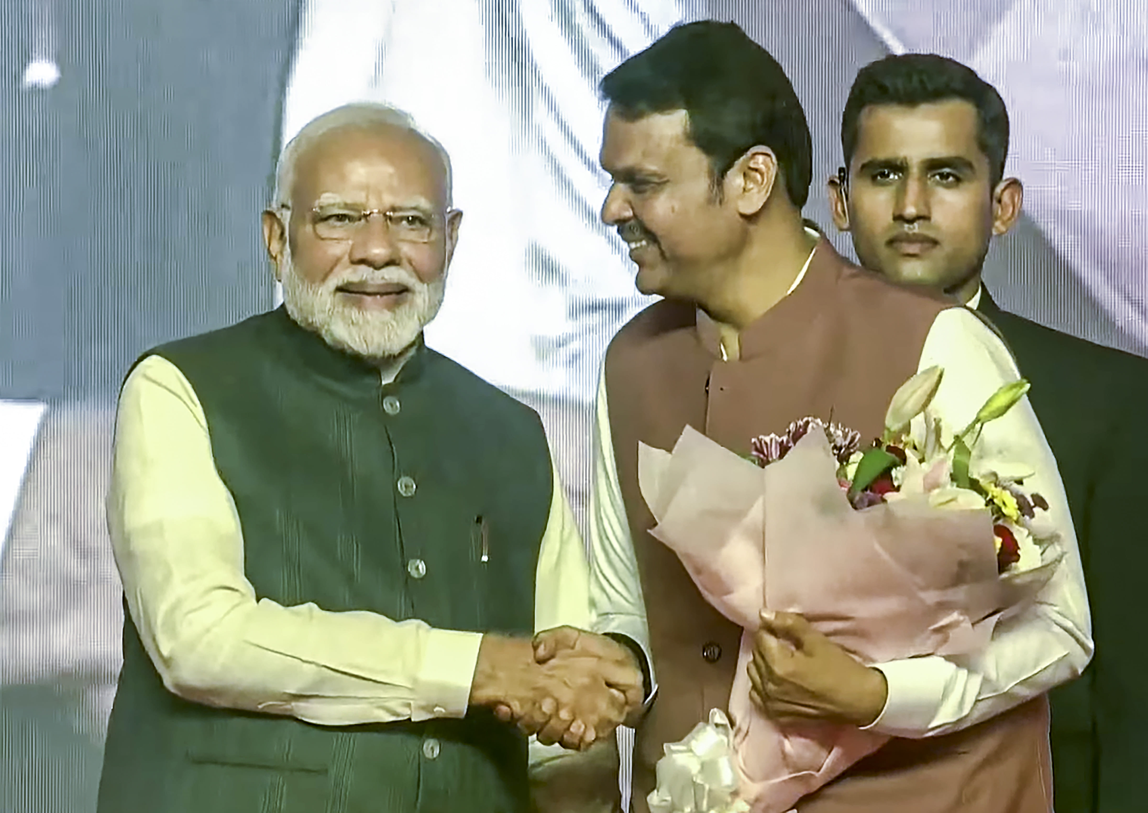 Maha CM Oath Ceremony