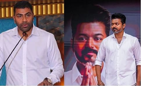 tvk vijay and aadhav arjuna latest political news