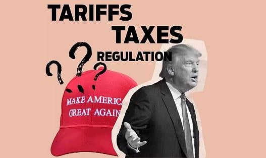 america new tariff tax regulation public protest against trump