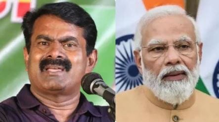 seeman proud speech about modi in srm college sol thamizha sol program