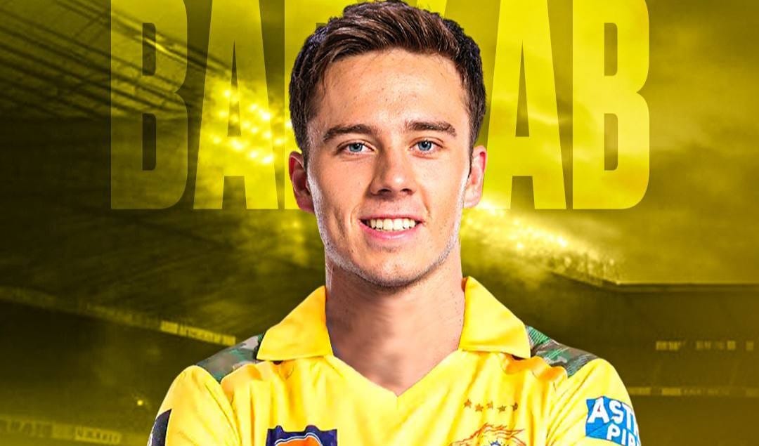 today csk new player Dewald Brevis in csk playing eleven