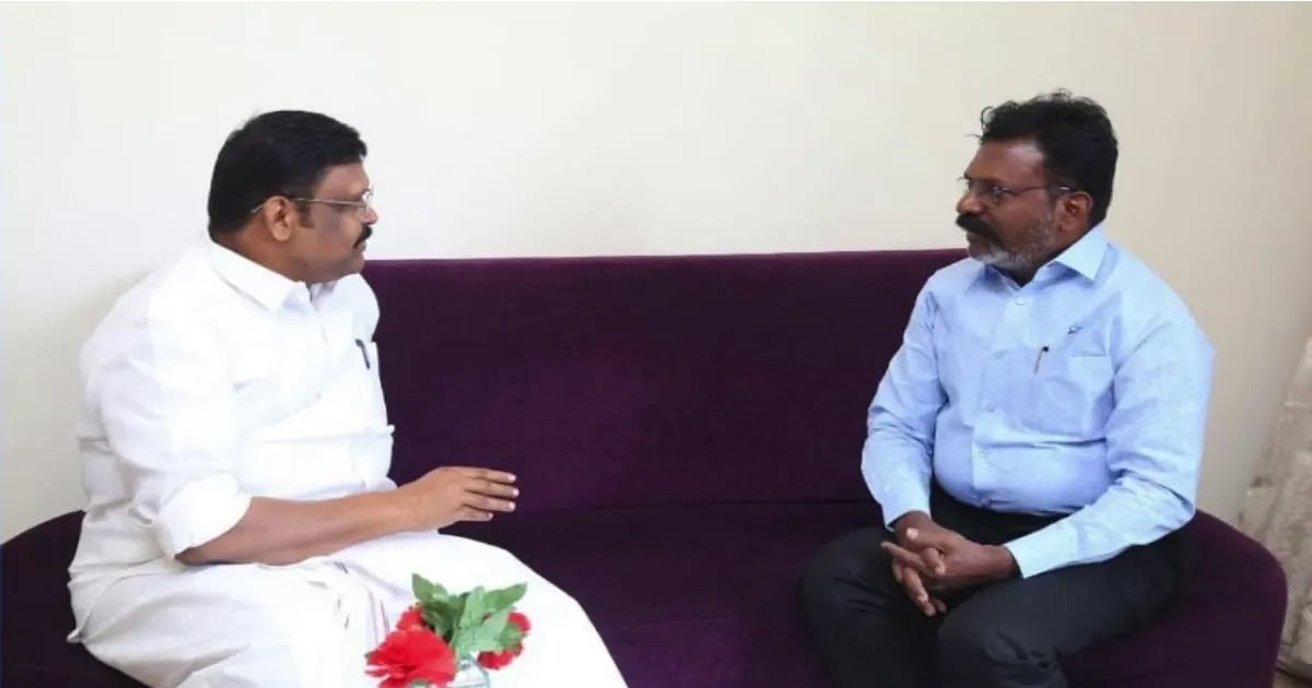 vck leader thiruma met vaigai selvan the meetinga was only a "litrery ...