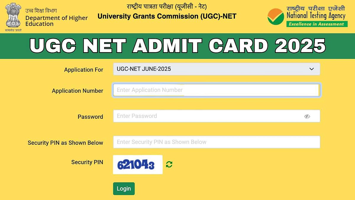 how to download UGC NET admit card