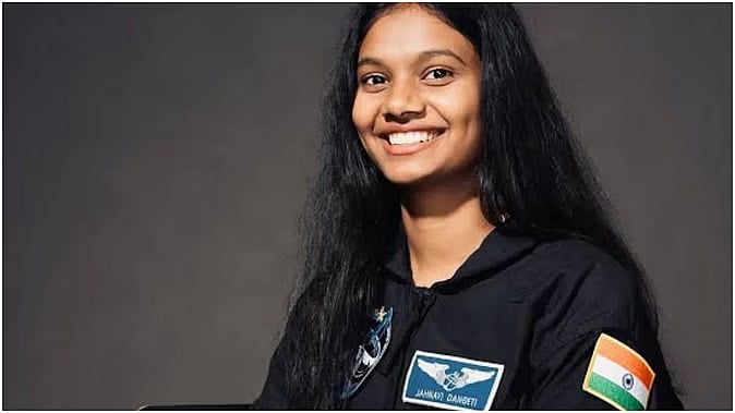 Janhvi Dangeti is set to make history by becoming the first Indian ...
