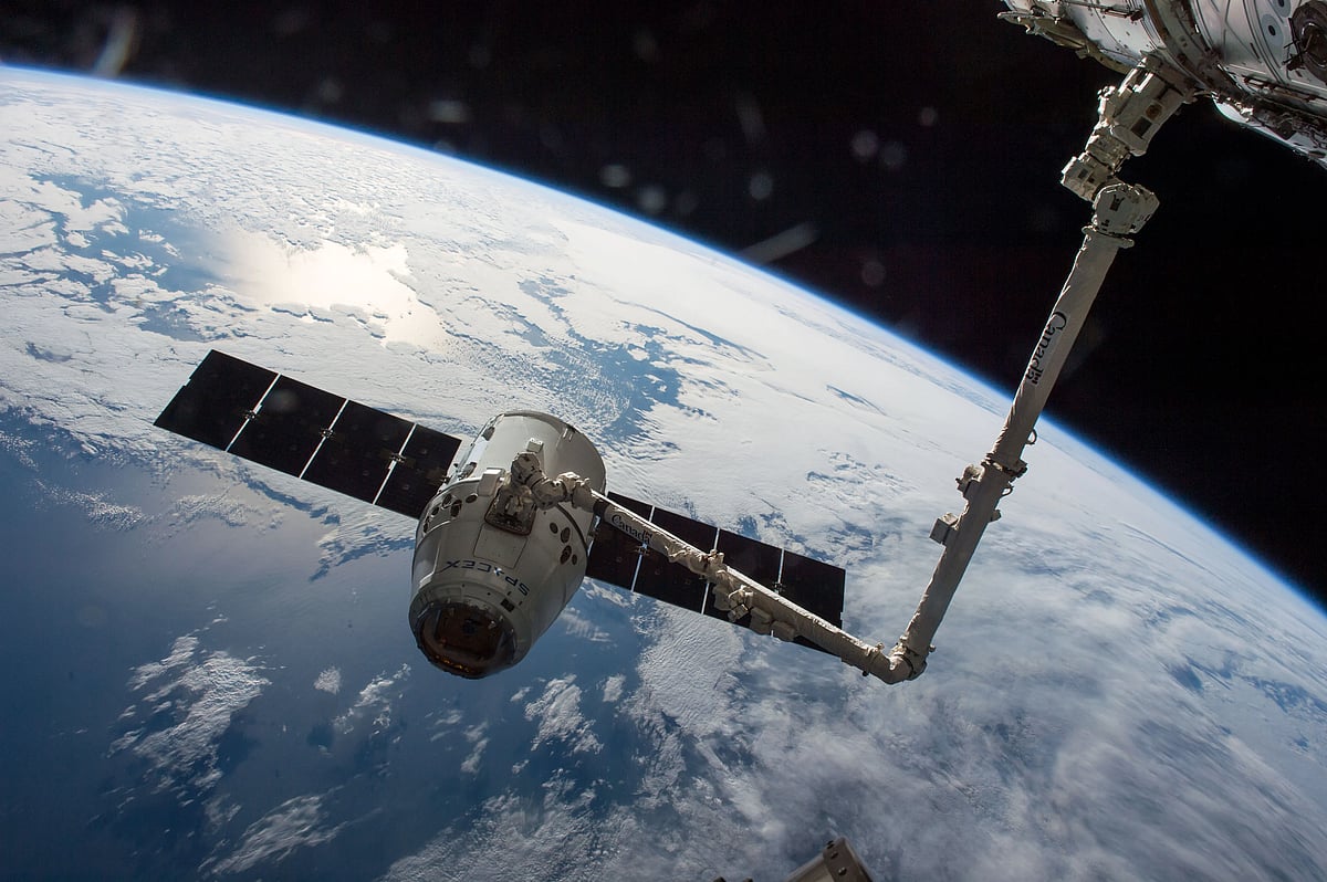 dragon joins with iss