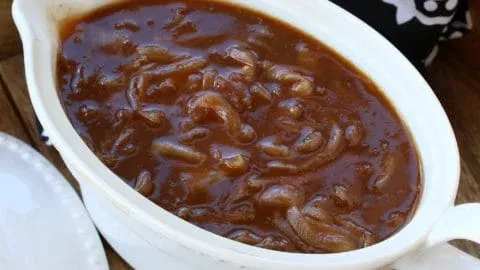 how to make tasty Onion and garlic gravy