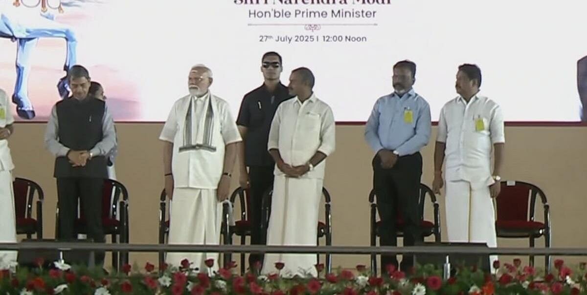 vck leader thirumavalavan and pm modi sharing a stage together become a ...