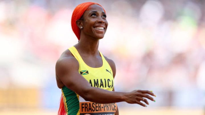 athlete Shelly Ann Fraser Pryce