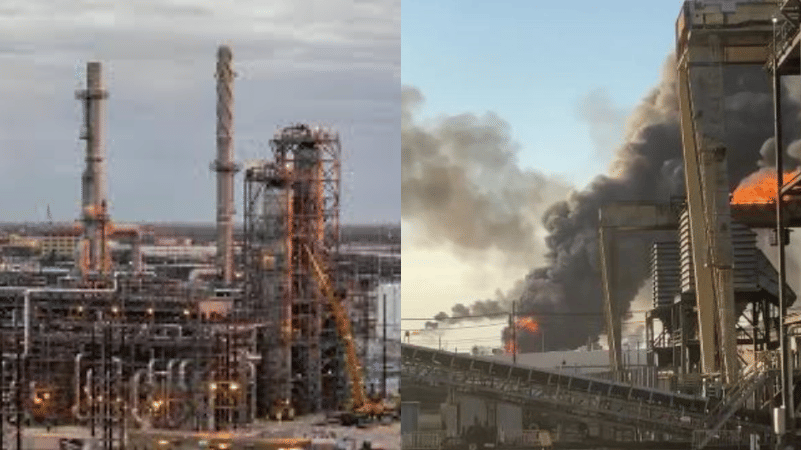 The Valero oil refinery in the United States is on fire! Was it an ...
