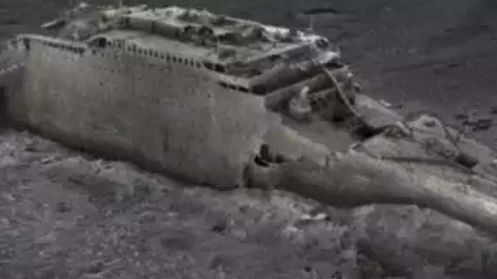 First full-size 3D scan of Titanic shows shipwreck in new light