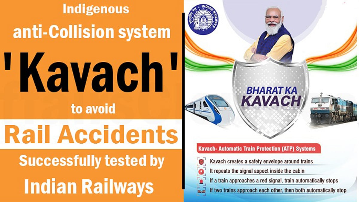 Automatic train protection system 'Kavach'