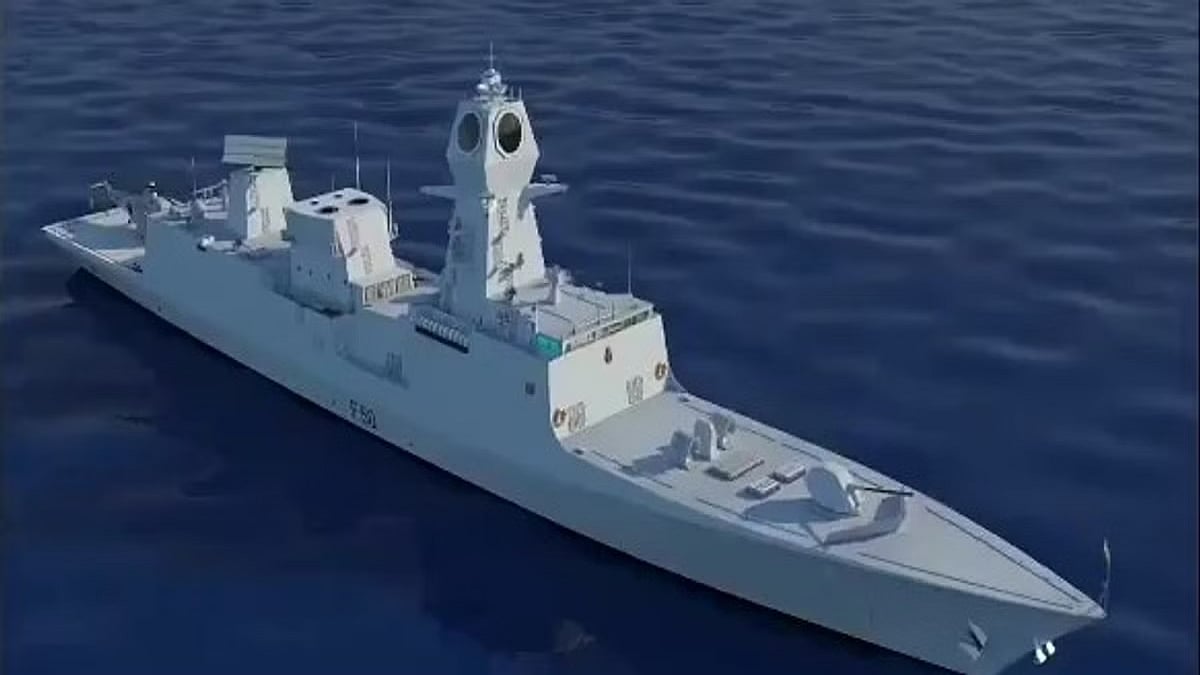 Indian Navy''s stealth frigate Mahendragiri launched