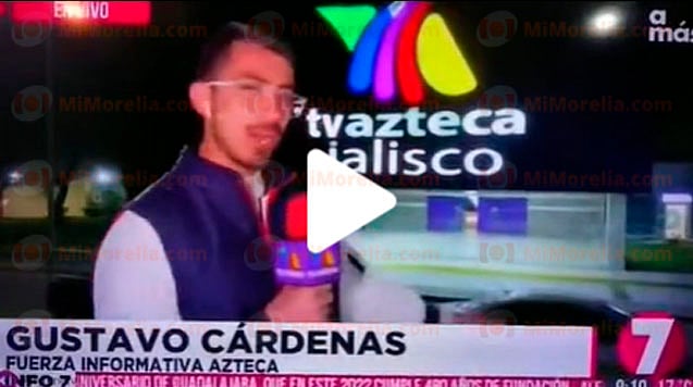 Reportero de TV Azteca hace un Pedrito Sola y la confunde con Televisa