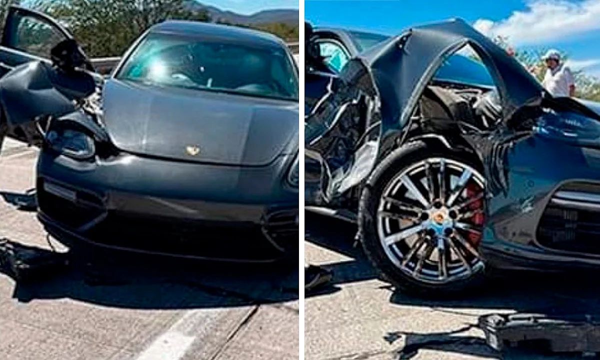 Pancho Barraza Sufre Fuerte Accidente En Su Porsche Estoy Bien Dice
