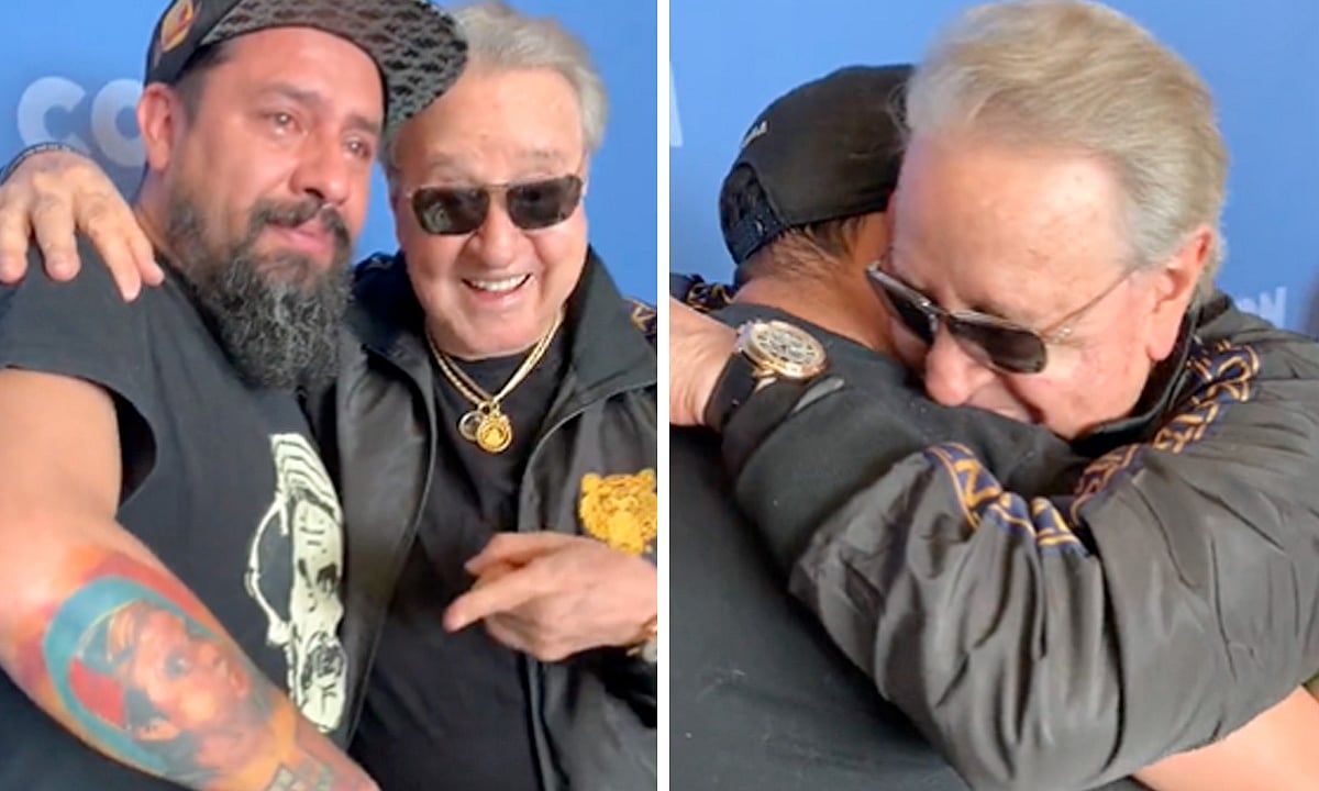 Fanático de Kiko se emociona hasta las lágrimas al conocerlo