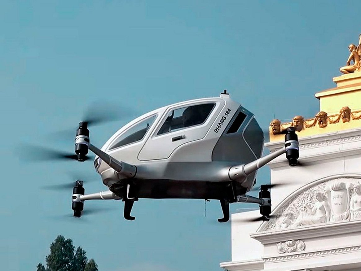 Uber es cosa del pasado, conoce los drones taxi