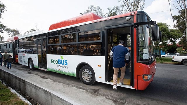 Así lucen los nuevos camiones ecológicos de Ecobus en Morelia