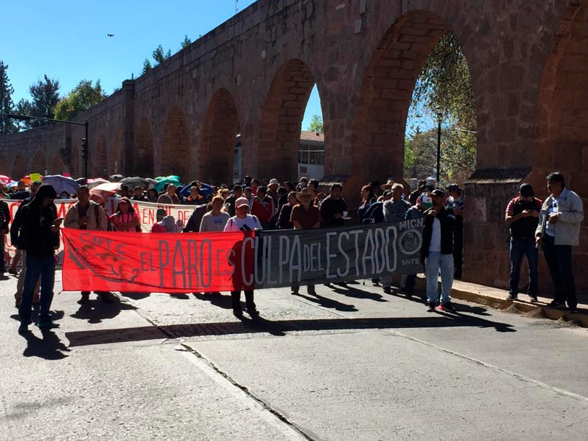 Cnte marcha por principales calles morelianas