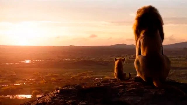 Esta es la única escena real de “El Rey León”
