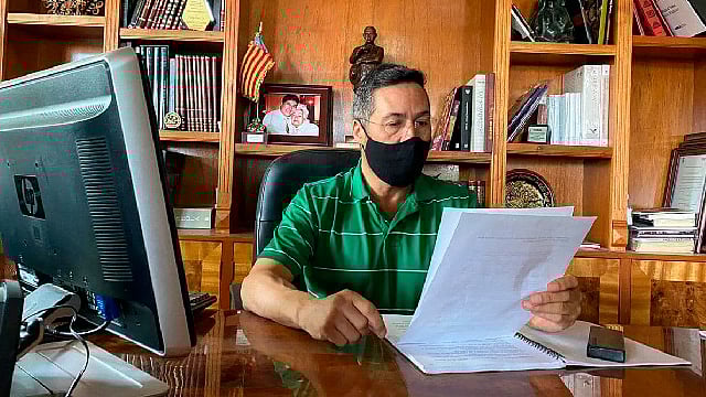 Alista Víctor Báez segundo informe de gobierno de Pátzcuaro