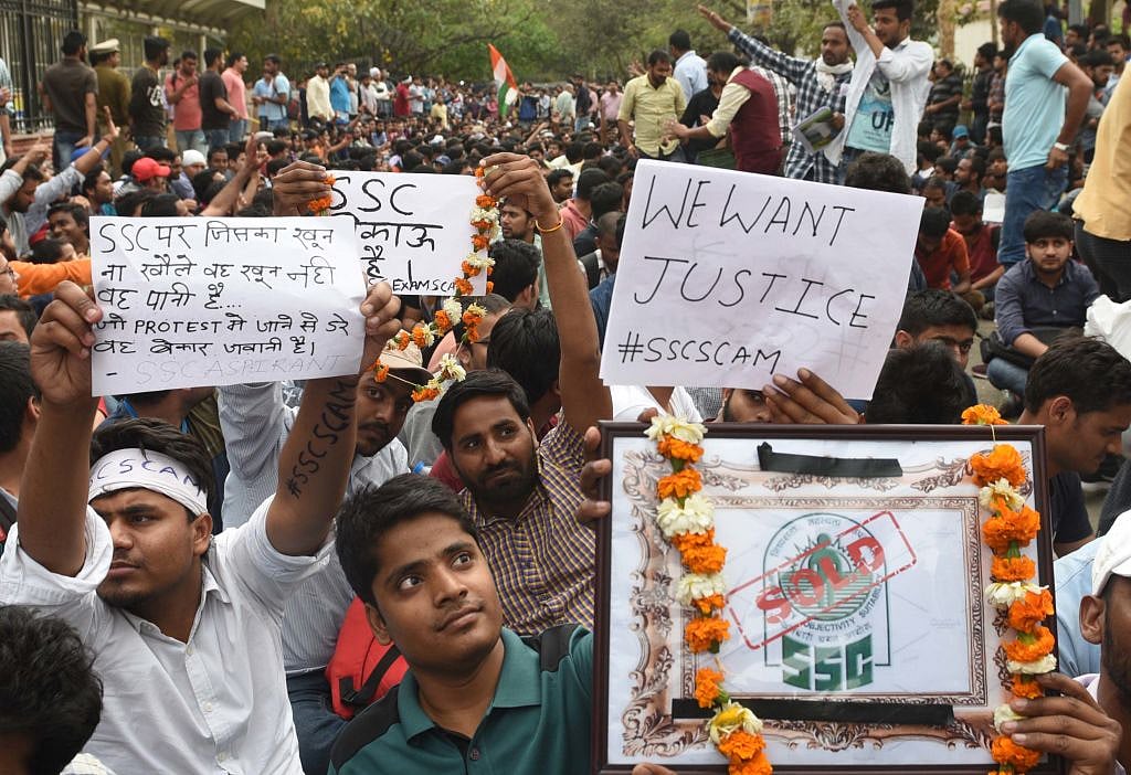 SSC Exam Scam: Job seekers reject SSC’s ‘requests’, to continue protest