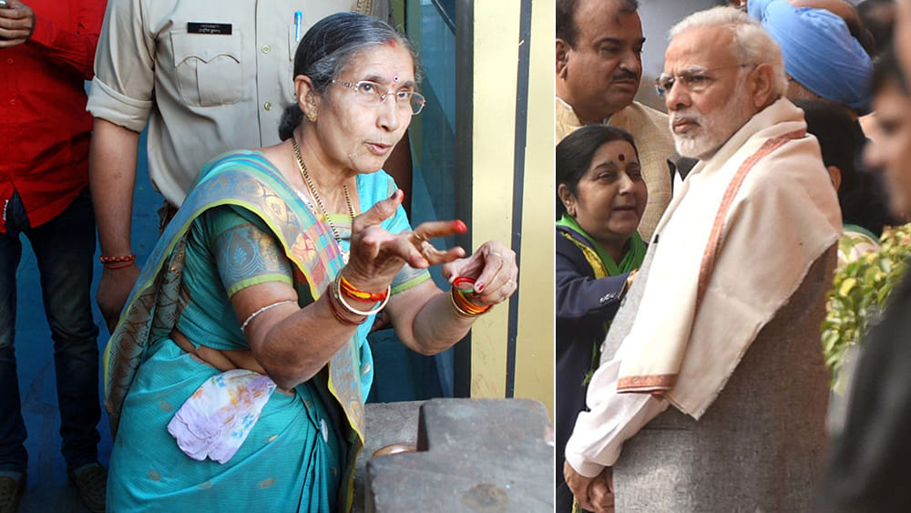Jashodaben objects to Anandiben saying PM Modi is unmarried, says “He’s ...