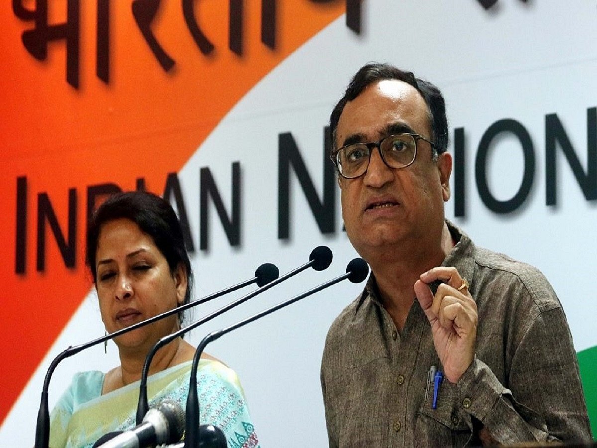 Senior Congress leader Ajay Maken appointed Rajasthan Congress in-charge