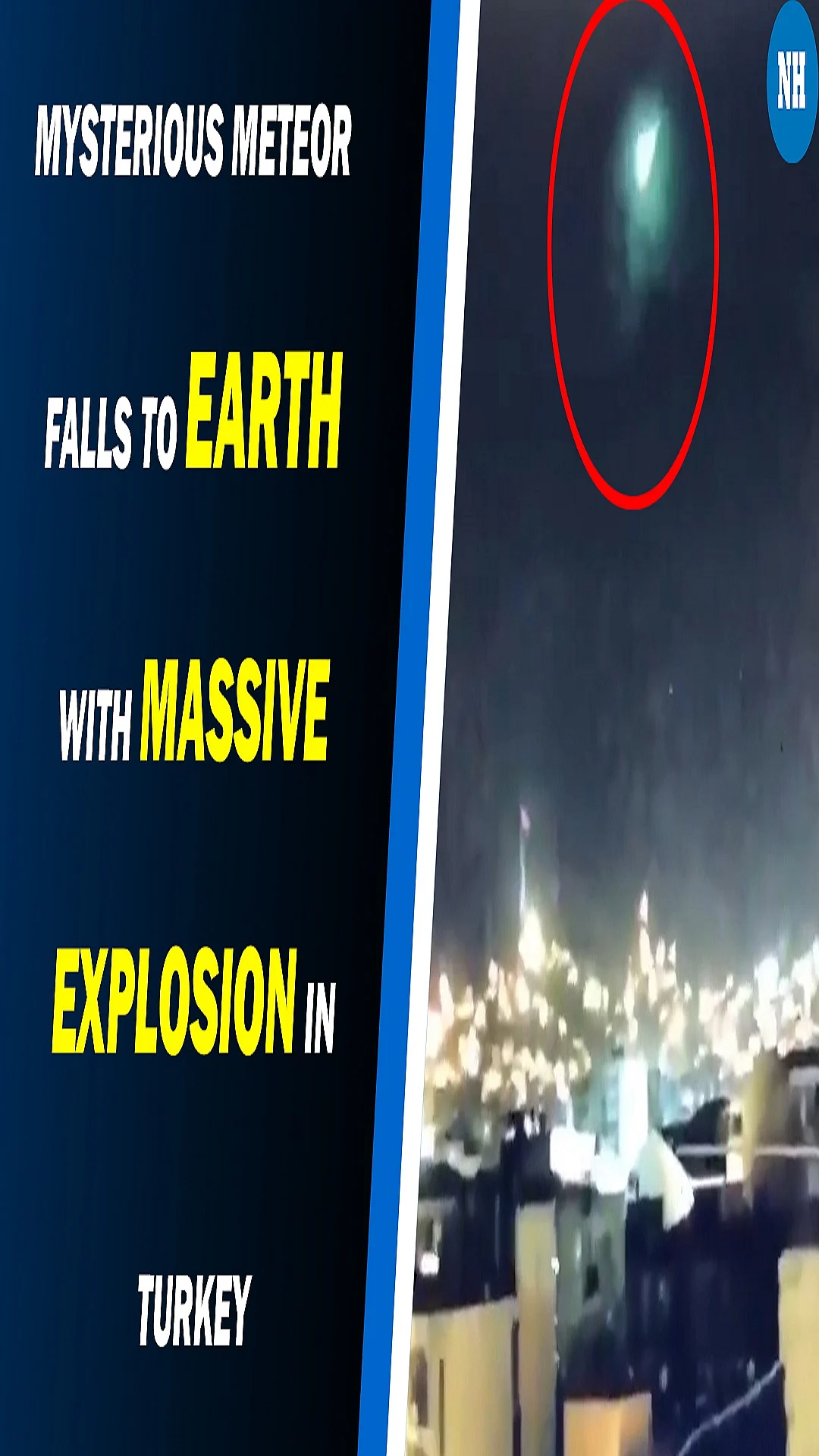 WATCH: Mysterious meteor falls to Earth with massive explosion in ...
