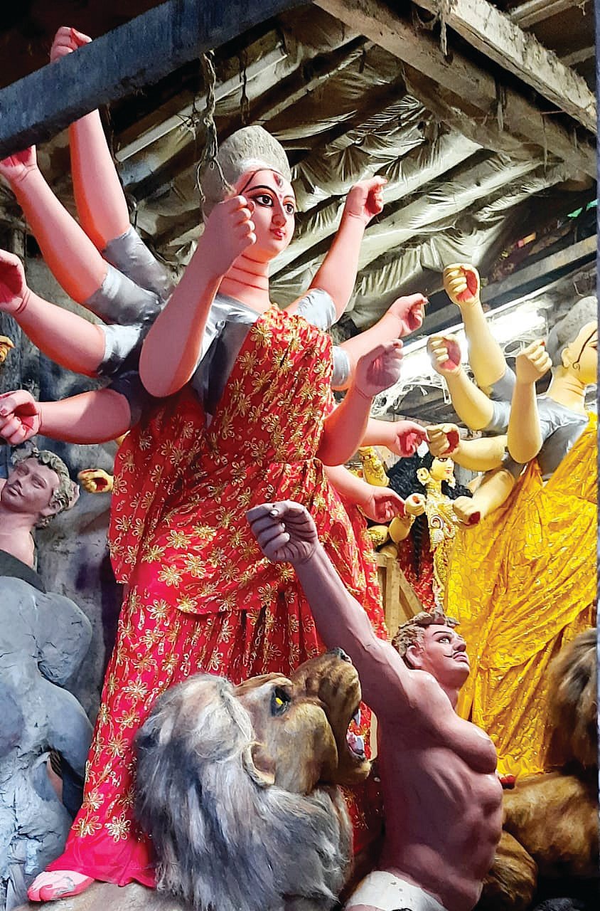 Welcoming Ma Durga-What goes into making 'Protima' for the Puja